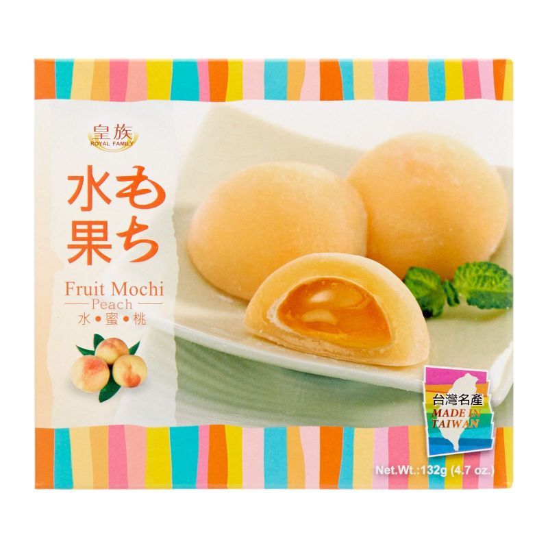 ROYAL FRUIT MOCHI PEACH 132 G