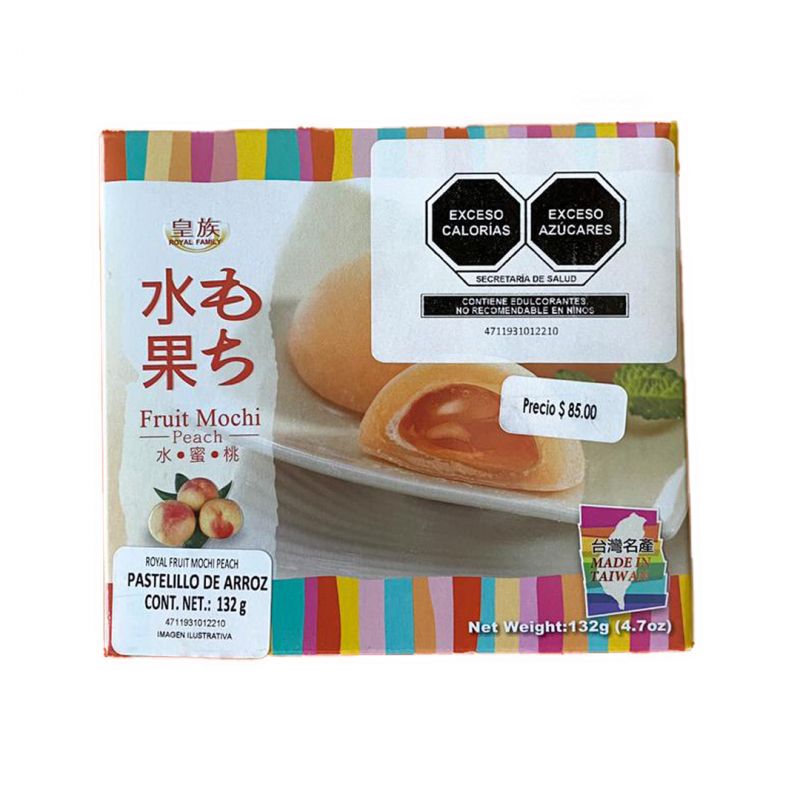 ROYAL FRUIT MOCHI PEACH 132 G